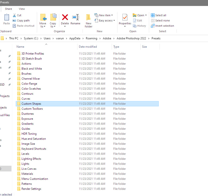 Solved: Preset shapes missing - Adobe Community - 10857785
