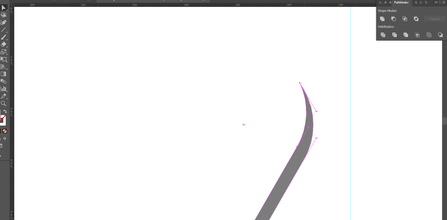 Path issue after using Pathfinder (minus front) on... - Adobe Product ...