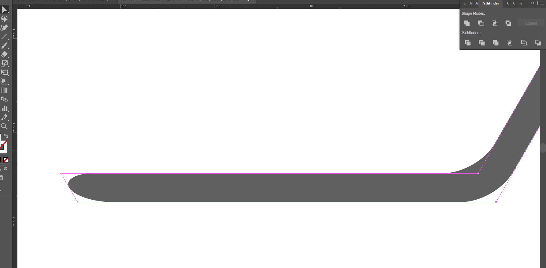 Path issue after using Pathfinder (minus front) on... - Adobe Product ...