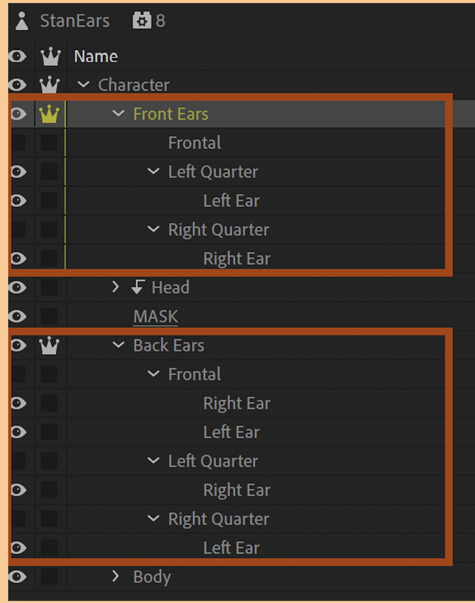 Parallax Ears that Swap Layers - Adobe Community - 12620538