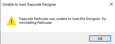 Solved: Trapcode Designer doesn't open - Adobe Community - 12621455