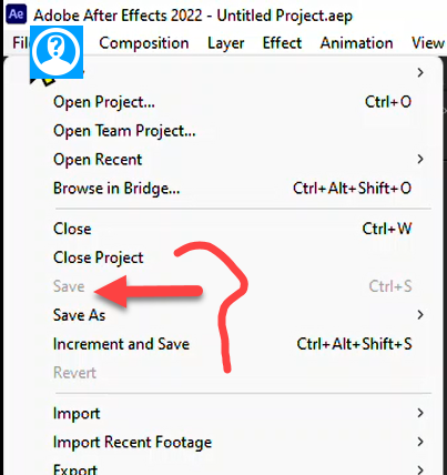 How does save command work in After Effects - Adobe Support Community ...