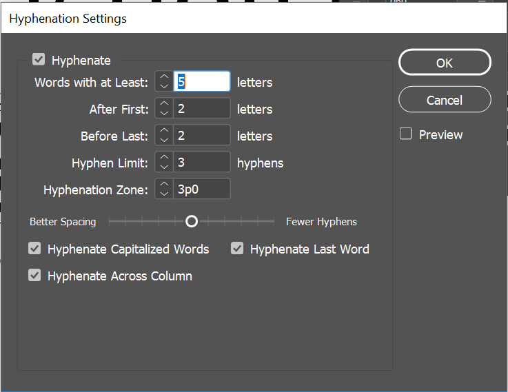 How to turn off Hyphenation in InDesign - Adobe Product Community ...