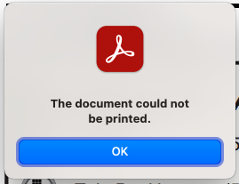 Cannot print pdf MacOS Monterrey - Adobe Product Community - 12639409