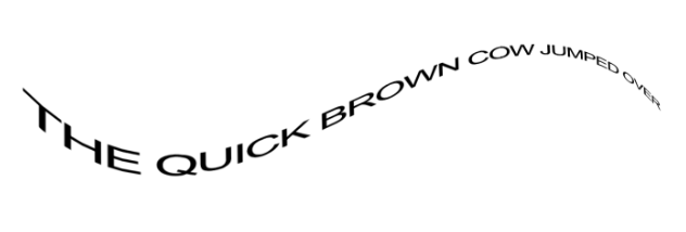 tapered text along a path ?!?!? - Adobe Community - 12639604