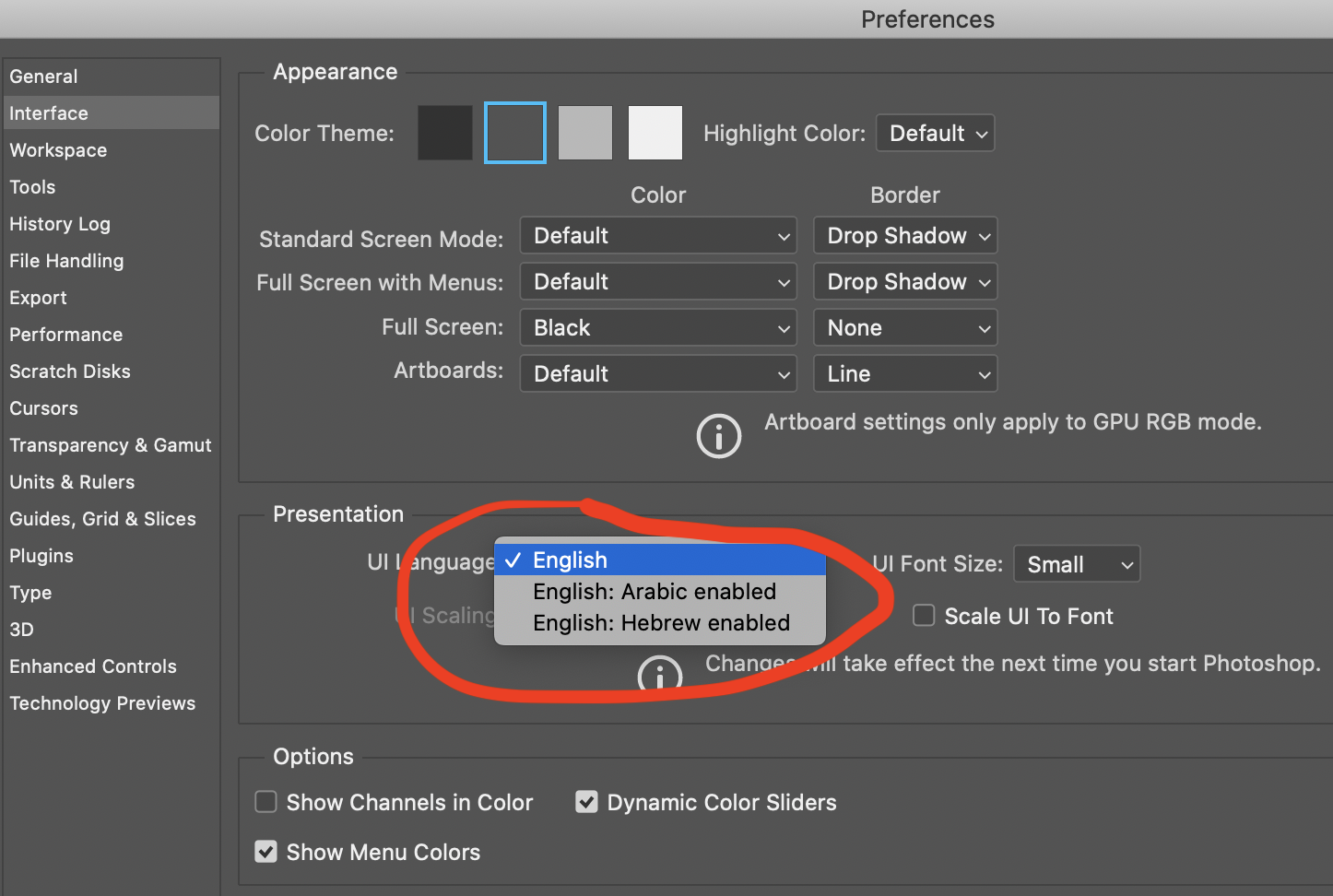 Solved: Arabic text direction is default, and it drives me... - Adobe ...