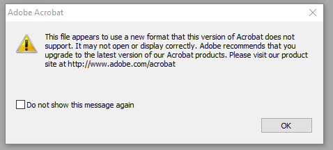 Disable incompatibility pop-up? - Adobe Product Community - 12645917