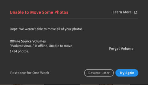 P: Local storage syncing forever 1723 photos after... - Adobe Product ...