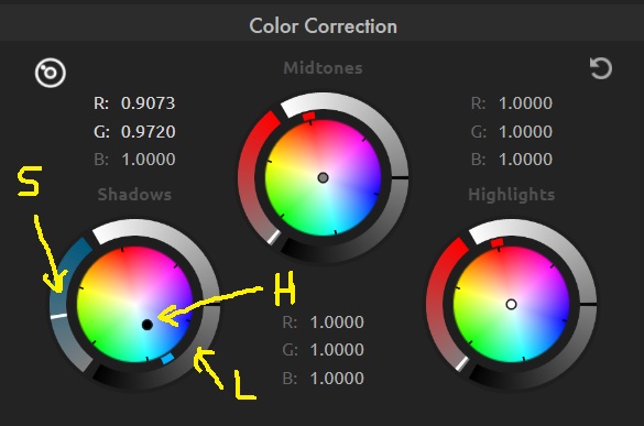 Where is 'saturation' in Lumetri Color Wheels? - Adobe Community - 12660662