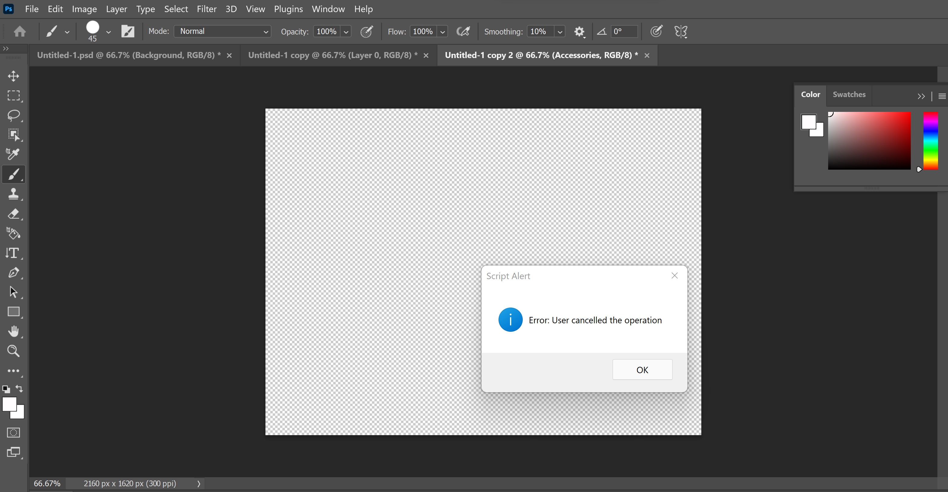 Solved: Adobe Photoshop "The Command Delete is not current... - Adobe ...