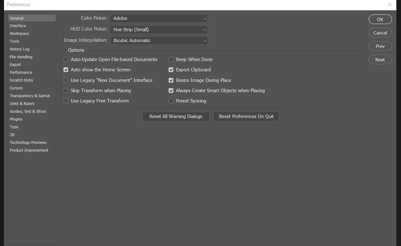 Photoshop Home screen Not showing - Adobe Product Community - 12683837