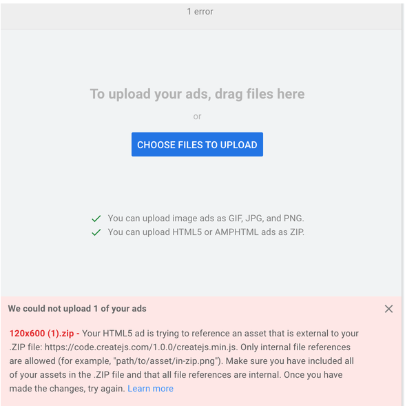 Solved: HTML5 Ads Validator Javascript Errors and Missing ... - Adobe ...