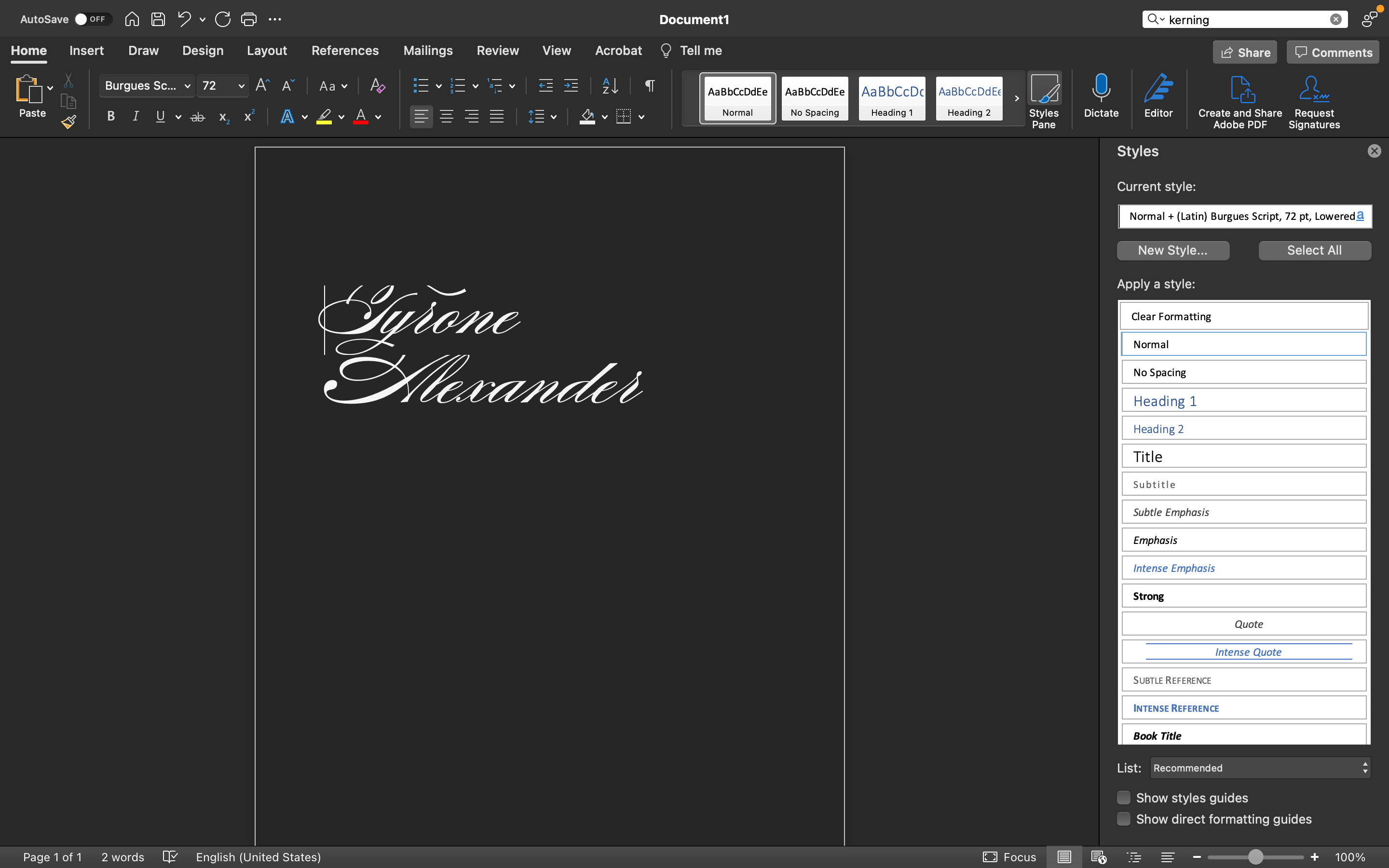 Font different in word - Adobe Product Community - 12698211