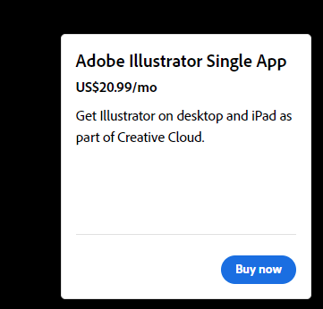 A license to use Illustrator CC for 3 years costs ... - Adobe Product ...