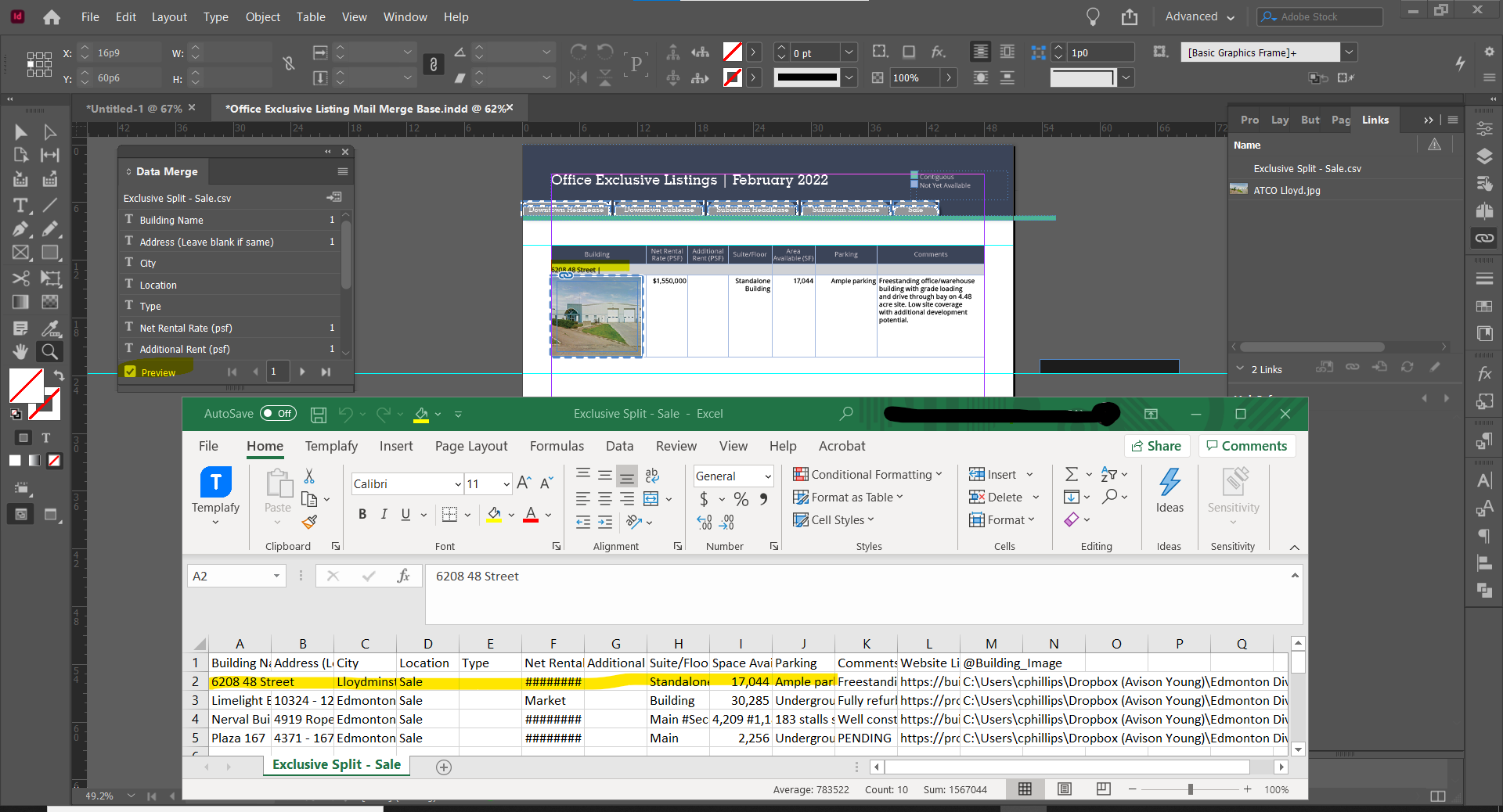 Data Merge skipping first entry on Create Merge Do... - Adobe Community ...
