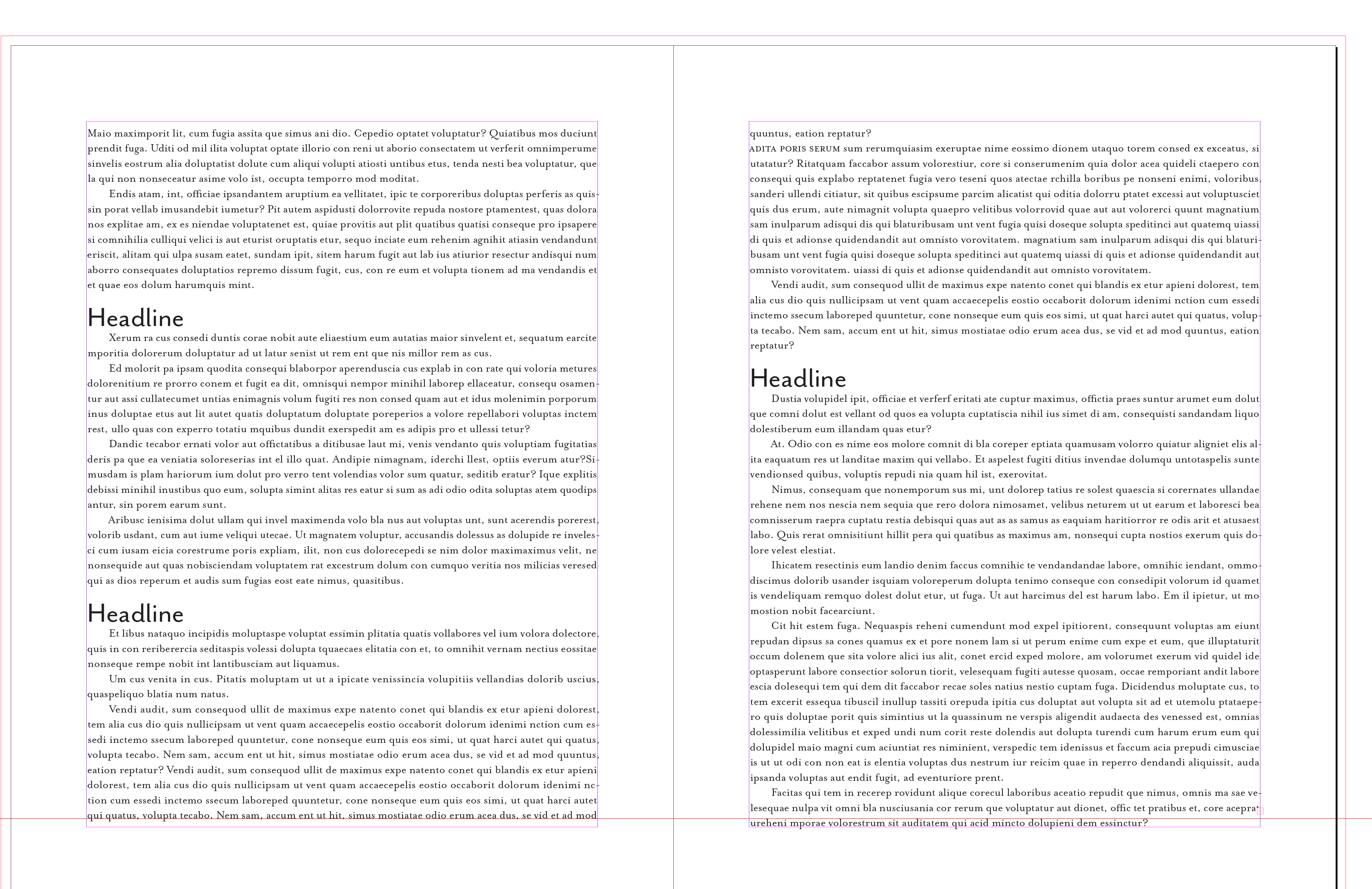 Aligning end of paragraphs across spreads - Adobe Product Community ...