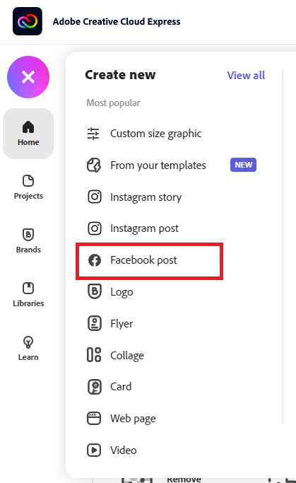 How to create a Facebook post? - Adobe Product Community - 12724828
