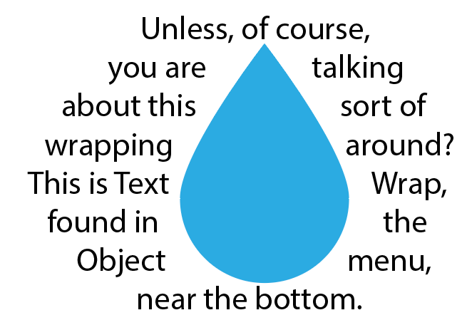 Wrapping text around a Graphic or Picture? - Adobe Community - 12731962