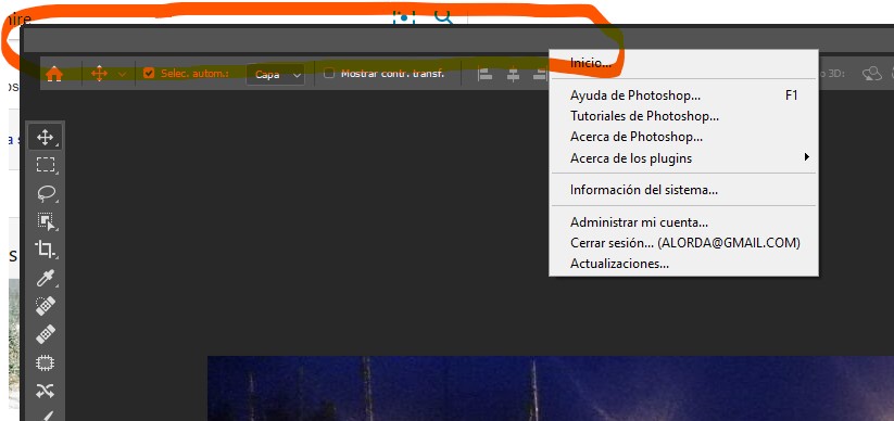 The main menu is there, but I can't see it or read... - Adobe Product ...