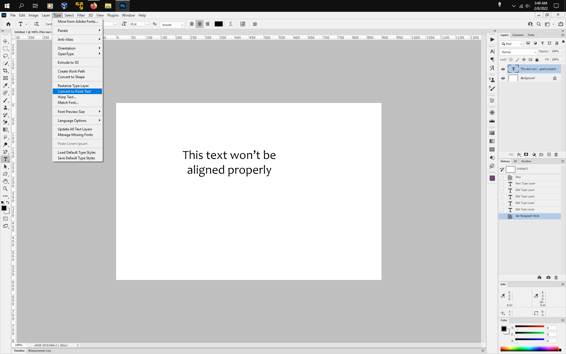 Solved: How to turn a boxed text into a normal text? - Adobe Community - 12736628