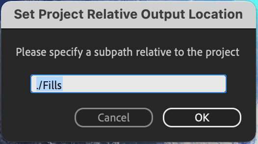 Solved After Effects Content Aware Relative Path Error Adobe