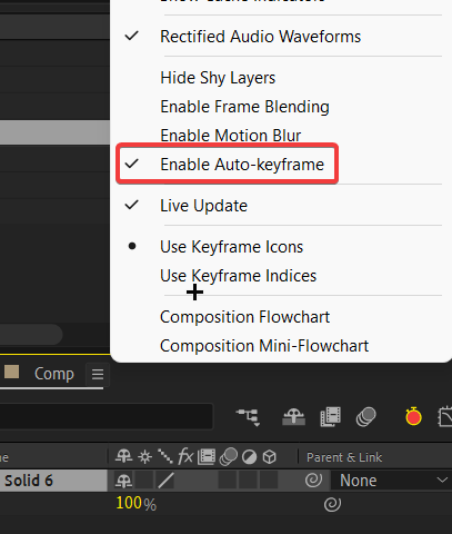 After Effects Glitch: Keyframes not automatically ... - Adobe Product ...