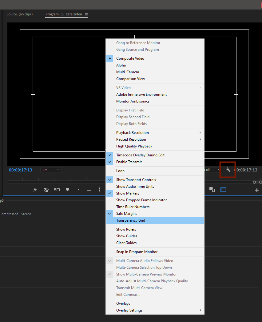 Solved: Why my program monitor become transparent? it shou... - Adobe ...