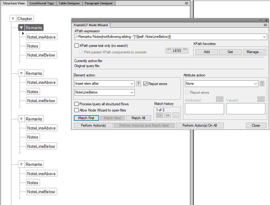 Solved: Restructure Structure using conversion table - FM2... - Adobe Community - 12741570