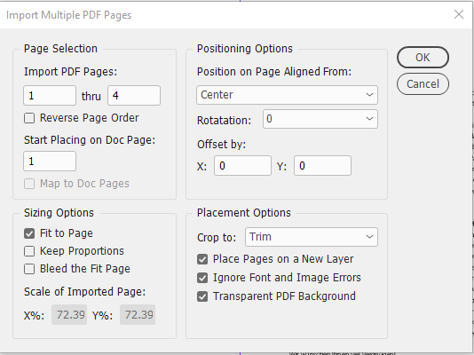 how to fill the page, and how to center - Adobe Product Community ...