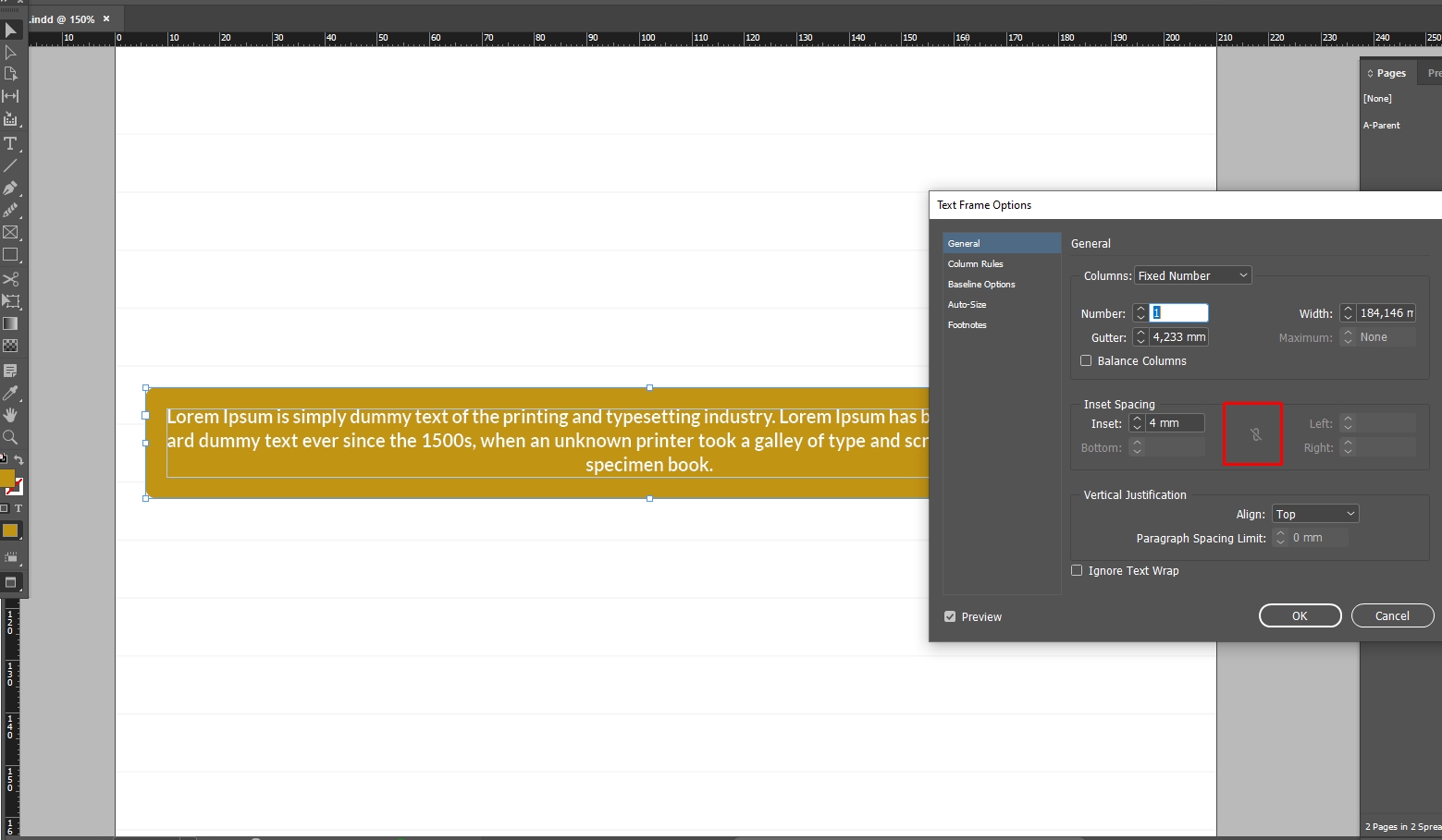 Solved: Gone is the activation of indentation in the text ... - Adobe Community - 12753252