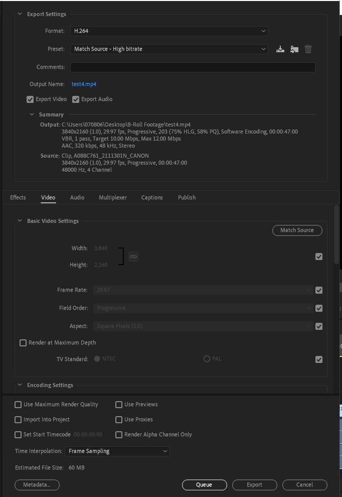 Vertical lines in MXF export - Adobe Community - 12744035