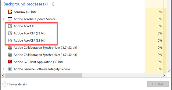 Adobe Freezing - Adobe AcroCEF - Adobe Product Community - 12754341