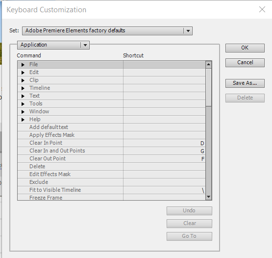 OWN keyboard shortcuts in Elements 2022? - Adobe Product Community ...