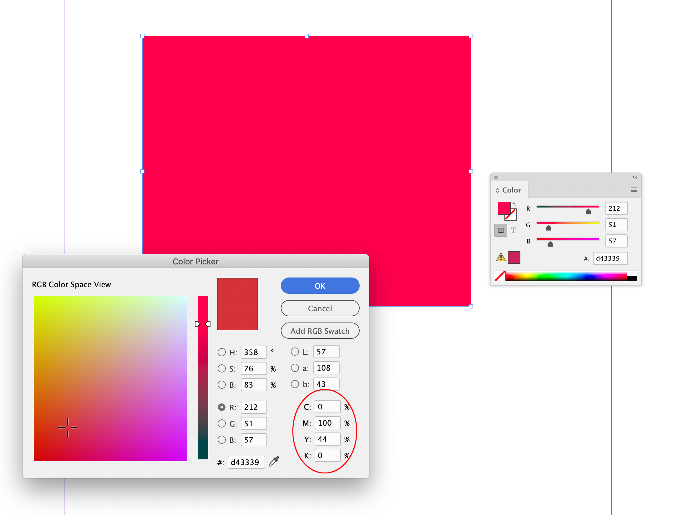 Adobe colours visually don't represent values - Adobe Product Community ...