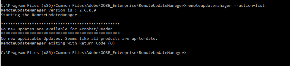 Remote Update Manager - Adobe Community - 12759625