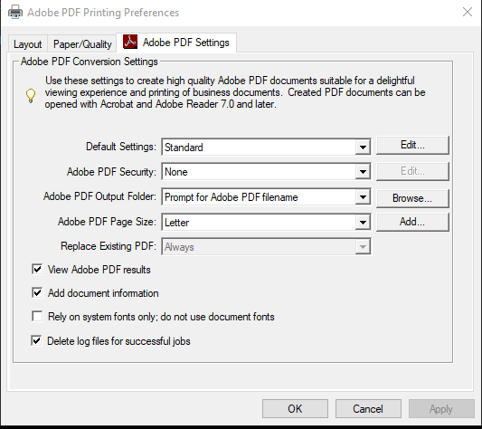 Unable to print from OneNote using Adobe PDF print... - Adobe Product ...