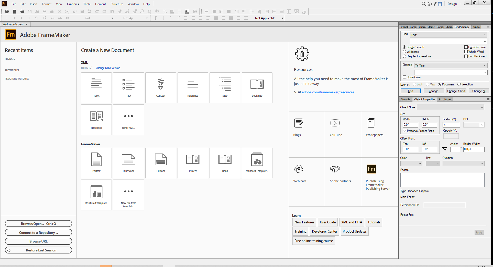 Solved: FrameMaker 2019 Resources Splash Page incorrect - Adobe ...