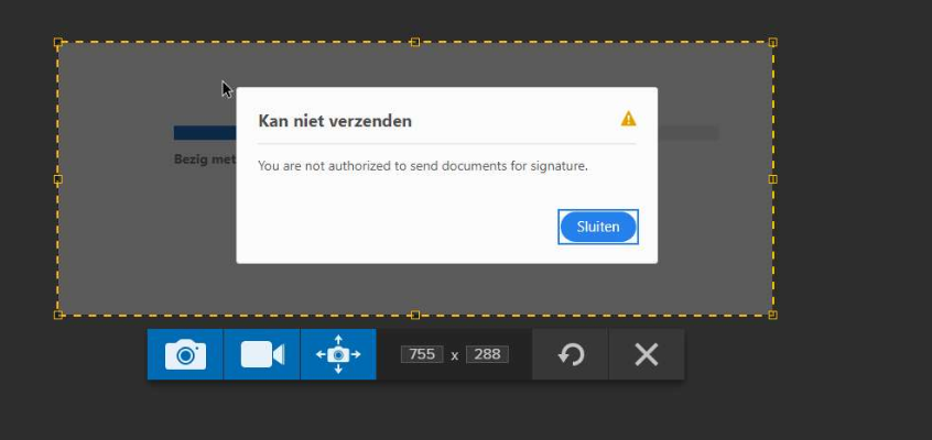 "You are not authorized to send documents for sign... - Adobe Product ...