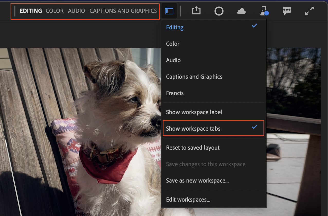 DISCUSS: Workspace switcher improvements in the he... - Adobe Product ...