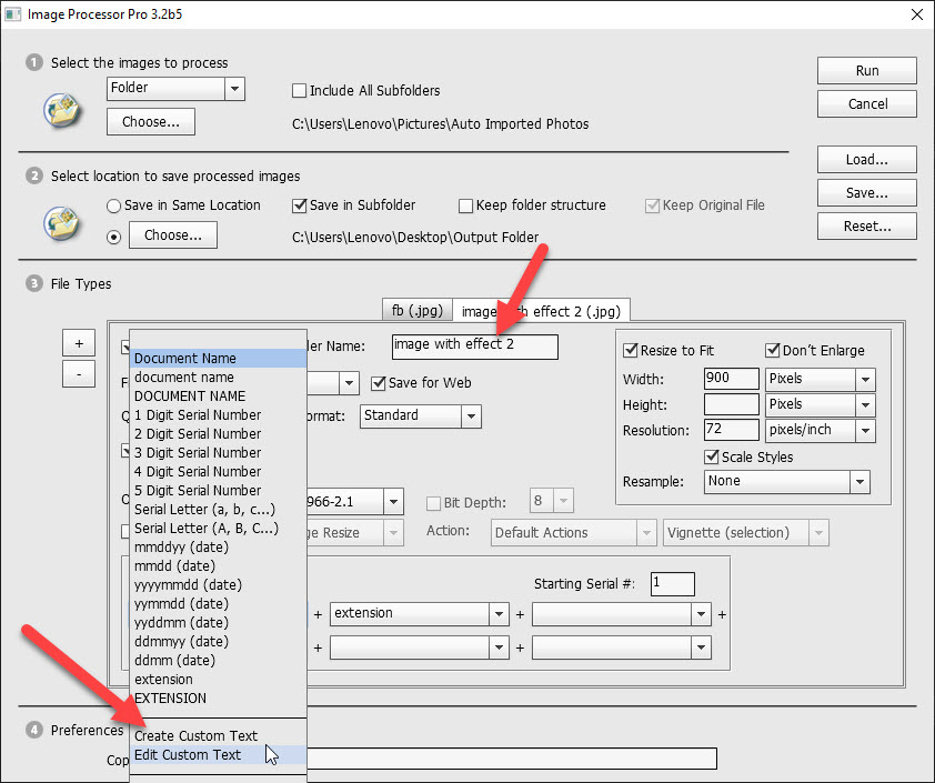 Batch Automation Help (Multiple Saves in Set) - Adobe Community - 12777795