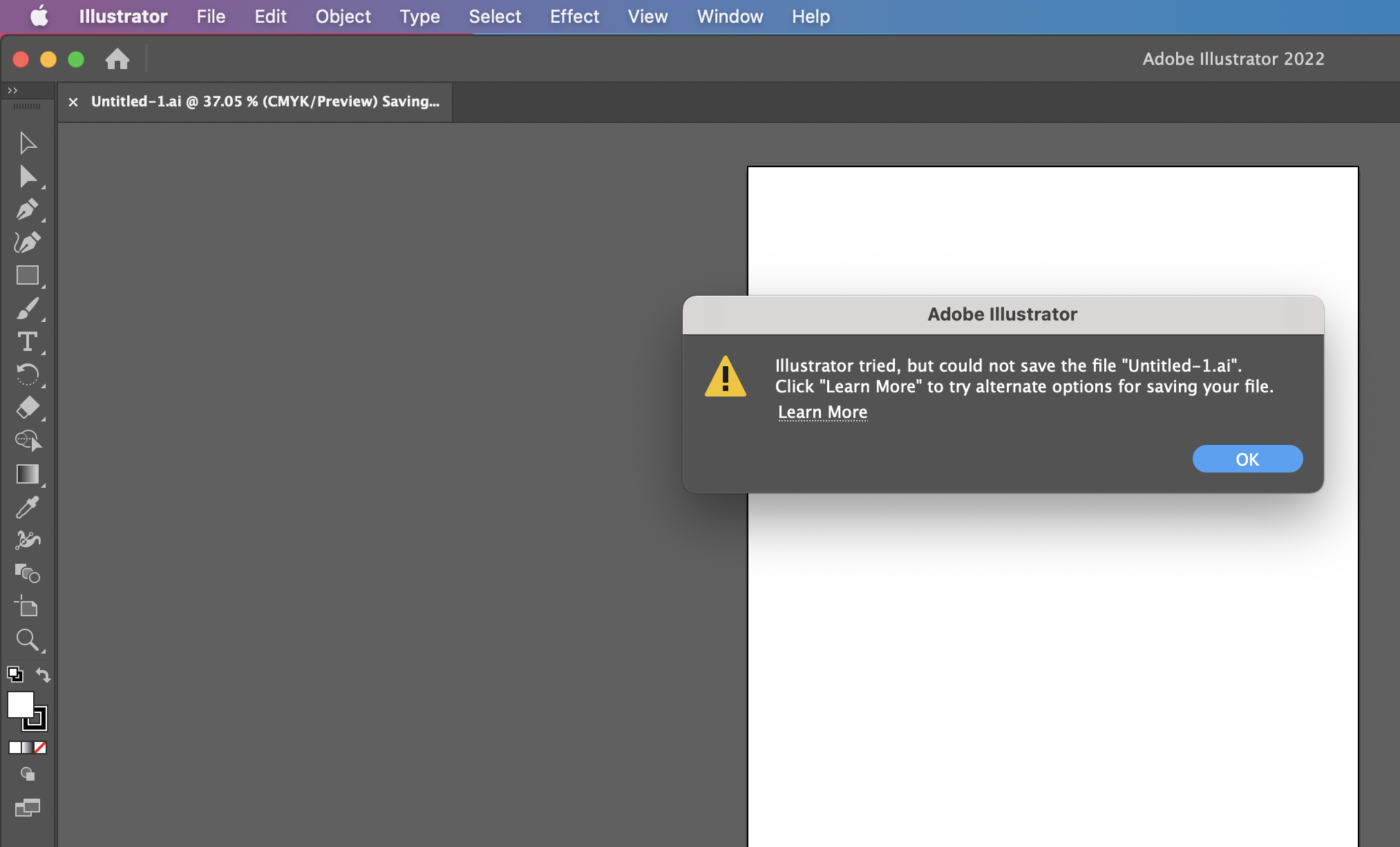 Solved Problem With Adobe Illustrator 2022 Not Saving Fil Adobe Community 12730789 