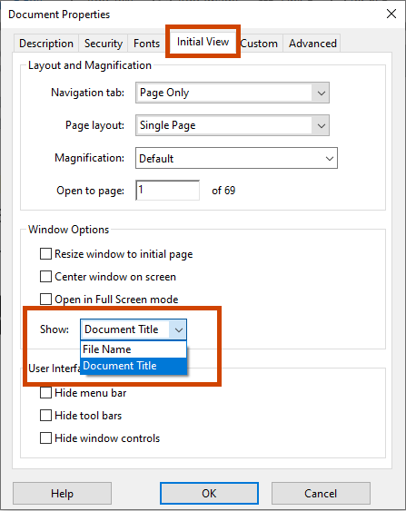 Solved: Accessibility checker does not recognize metadata ... - Adobe ...