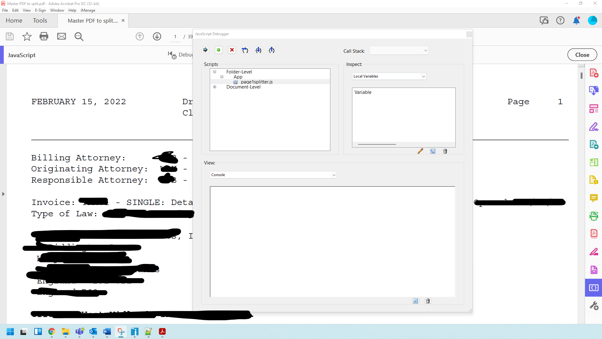 Solved How To Run Imported Javascripts In The Debugger Adobe