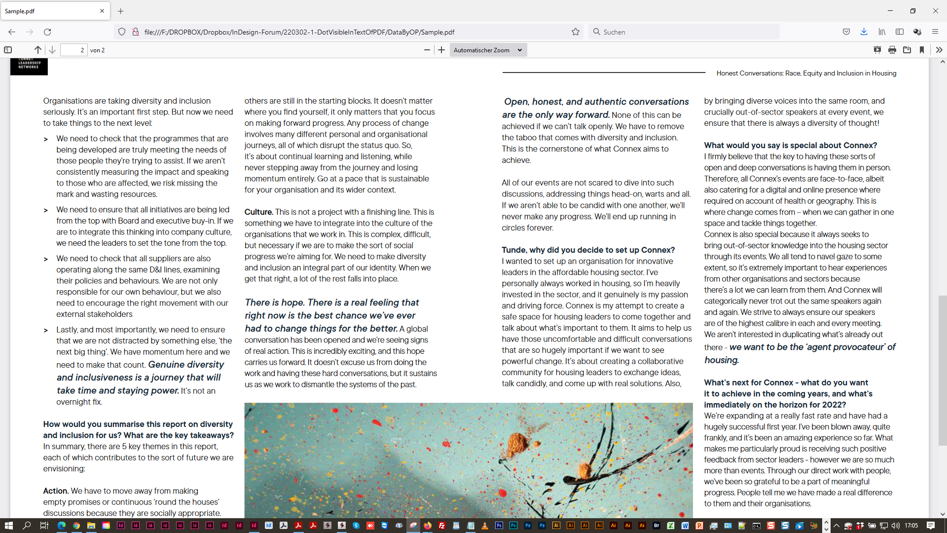 PDF from Indesign showing dots when the client vie... - Adobe Product ...