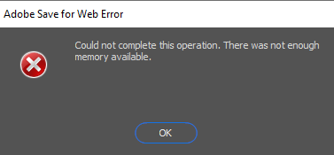Save for Web- GIF Error - Adobe Support Community - 12789696