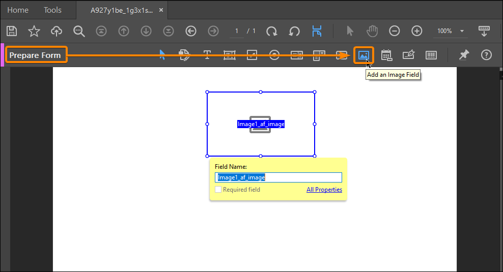 Re: I need to make a button to upload an image in ... - Adobe Product ...