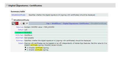 How to Disable Certificate signing in Acrobat Read... - Adobe Product ...