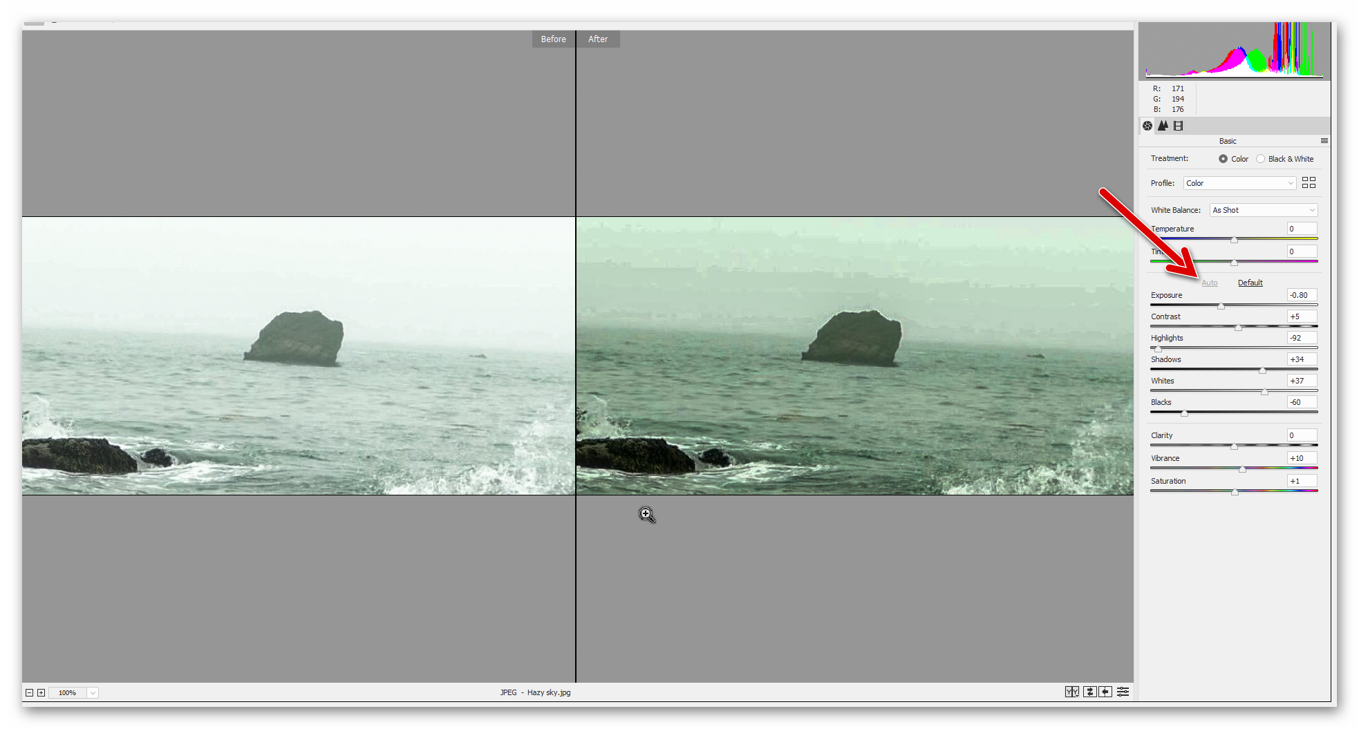Solved: What is this sky defect and what is the best way t... - Adobe ...