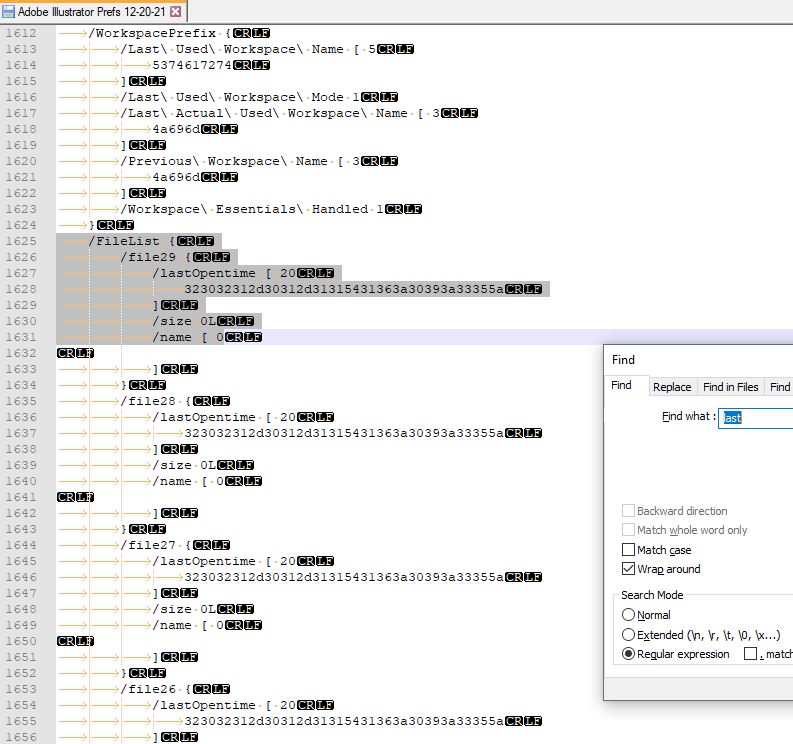 Prefs edit (non-urgent) - Adobe Product Community - 12798924