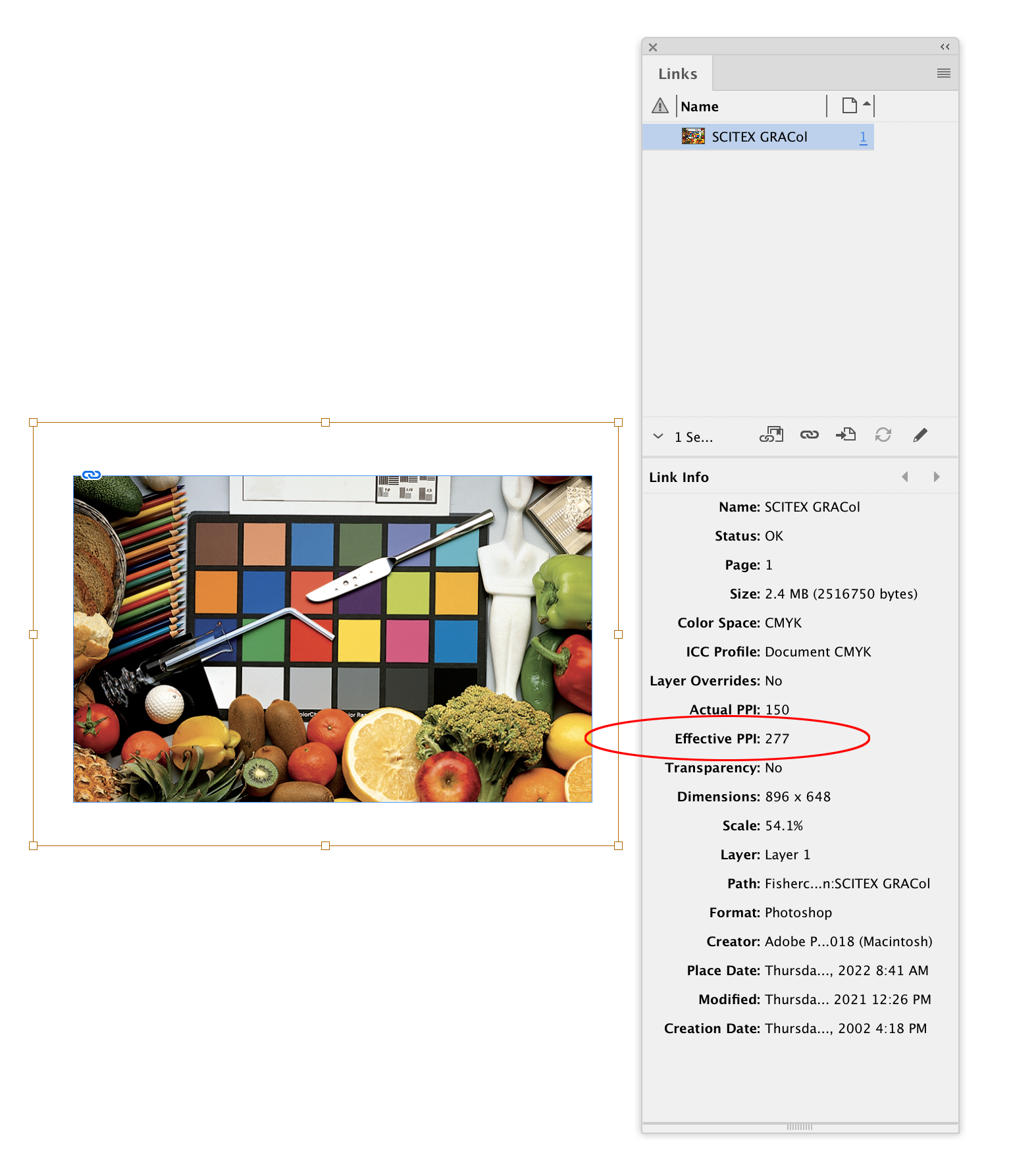 Images loading Low Res into Indesign - Not related... - Adobe Product ...